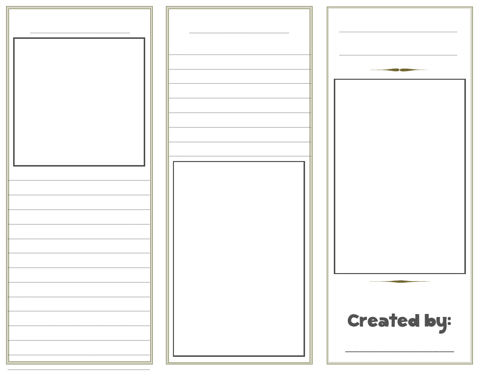 8 5 X 11 Blank Tri Fold Brochure Template Word Lasopawh
