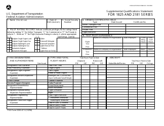 FAA Form 3330-47-3 Download Printable PDF or Fill Online Supplemental ...