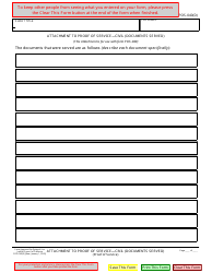 Form POS-040(D) Download Fillable PDF or Fill Online Attachment to Proof of Service - Civil ...