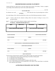 Form MVR-180 Download Fillable PDF or Fill Online Odometer Disclosure ...