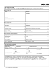 Danish Police Forms PDF templates. download Fill and print for free ...