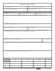 DD Form 2772 Download Fillable PDF or Fill Online Contract Discrepancy ...