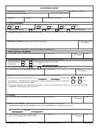 DD Form 2707 Download Fillable PDF or Fill Online Confinement Order ...