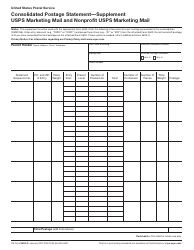 PS Form 3602-C Download Printable PDF or Fill Online Consolidated ...