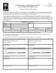 Form DR-501TS Download Printable PDF or Fill Online Designation of ...