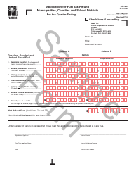 Sample Form DR-160 Download Printable PDF or Fill Online Application ...