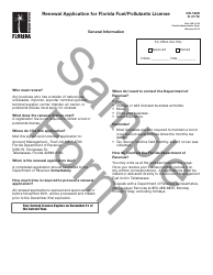 Sample Form DR-156R Download Printable PDF or Fill Online Renewal ...