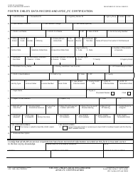 Form SOC158A Download Fillable PDF or Fill Online Foster Child's Data ...