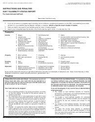 Download Instructions for Form SAR7 Eligibility Status Report for Cash ...