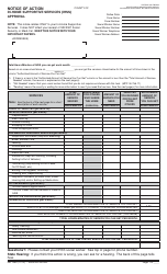 Form NA1250 Download Fillable PDF or Fill Online Notice of Action - in ...