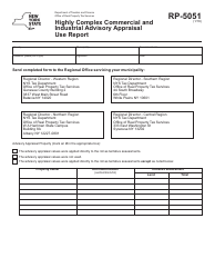 Form RP-5051 Download Fillable PDF or Fill Online Highly Complex ...