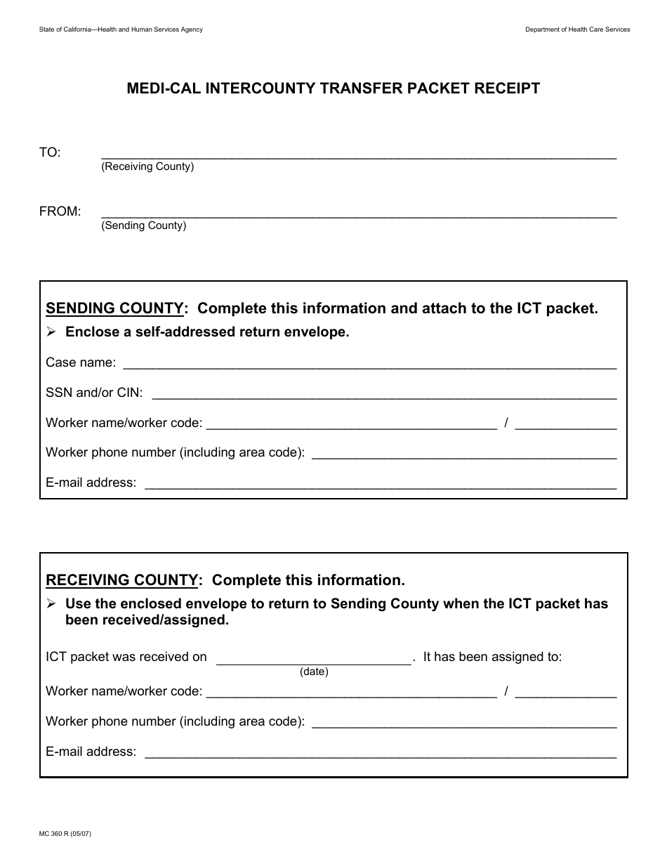 Form MC360 R - Fill Out, Sign Online and Download Fillable PDF ...