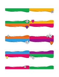 Multicolor Name Tag Template Download Fillable PDF | Templateroller