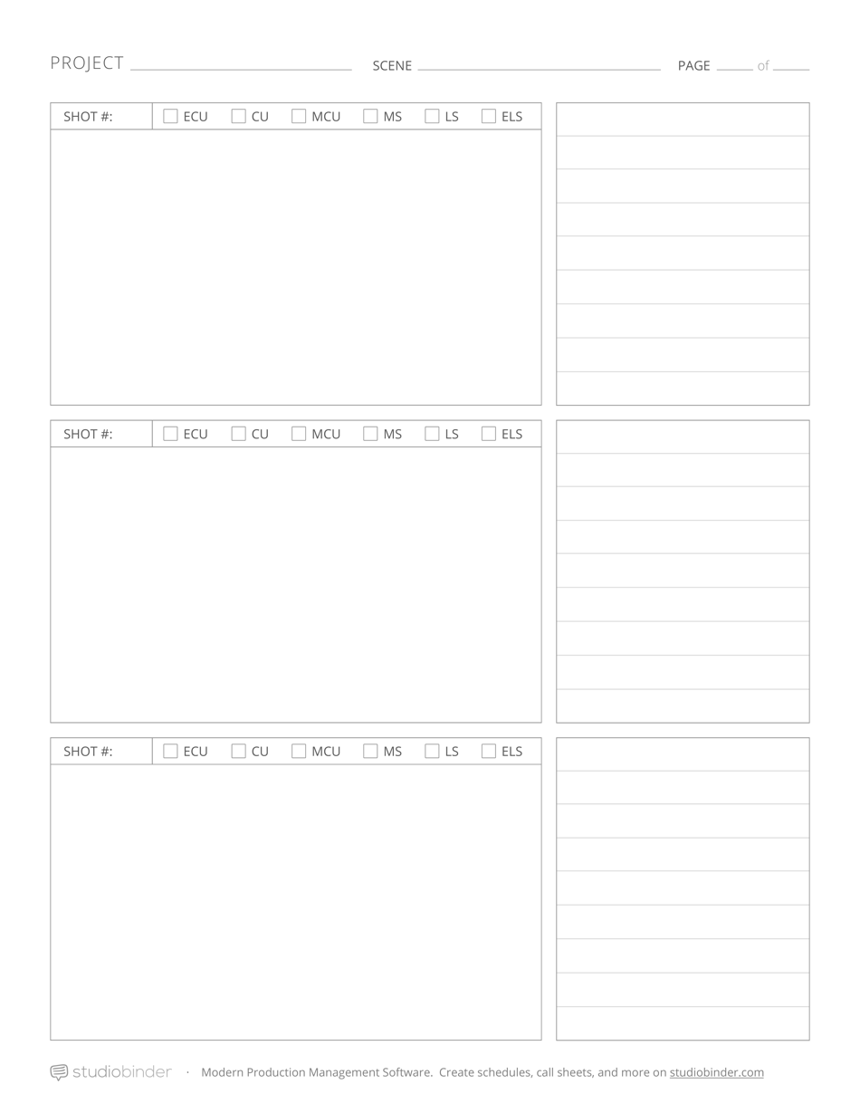 Project Schedule Template Studiobinder Download Printable PDF 