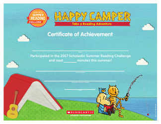 Happy Camper Certificate of Achievement Template Download Printable PDF ...