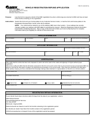 Form FMS210 Download Printable PDF or Fill Online Vehicle Registration ...