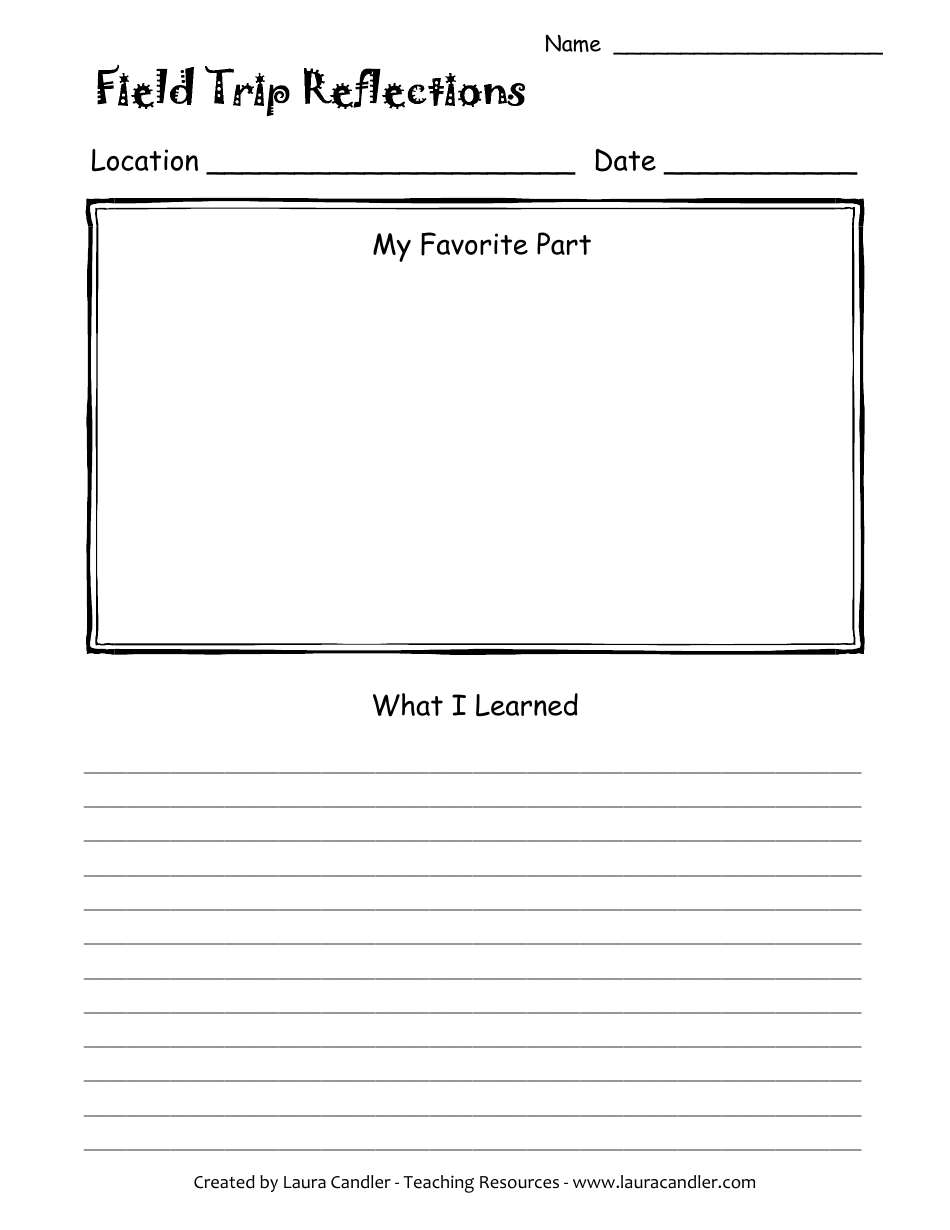 Field Trip Student Feedback Form - Teaching Resources - Fill Out, Sign ...