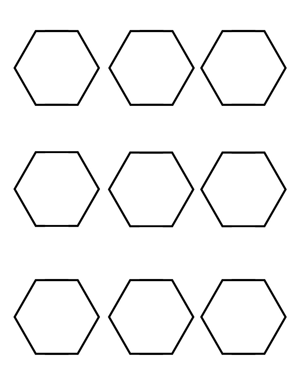Hexagon Gift Tag Templates Download Printable PDF | Templateroller