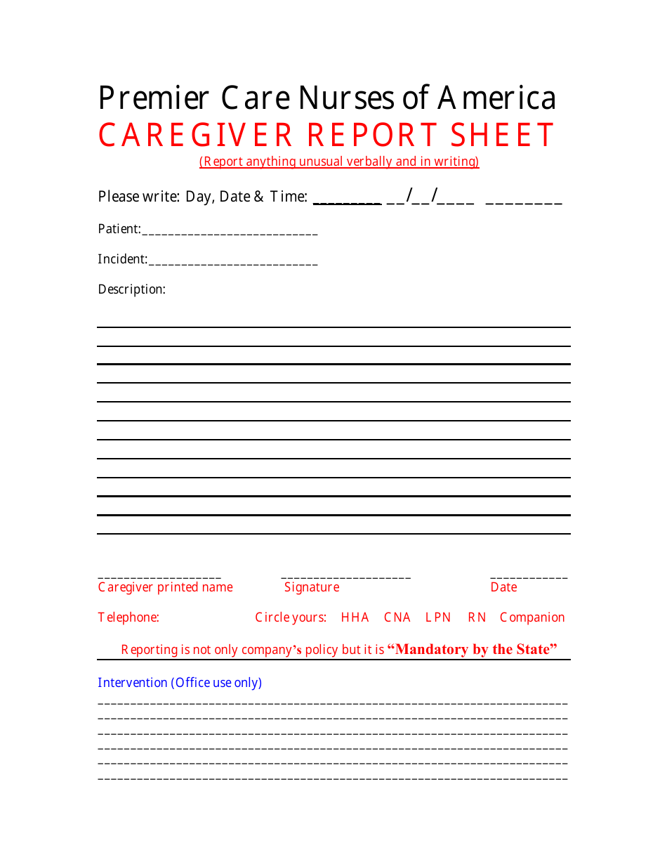 Free Printable Caregiver Timesheet Free Printable Caregiver Timesheet