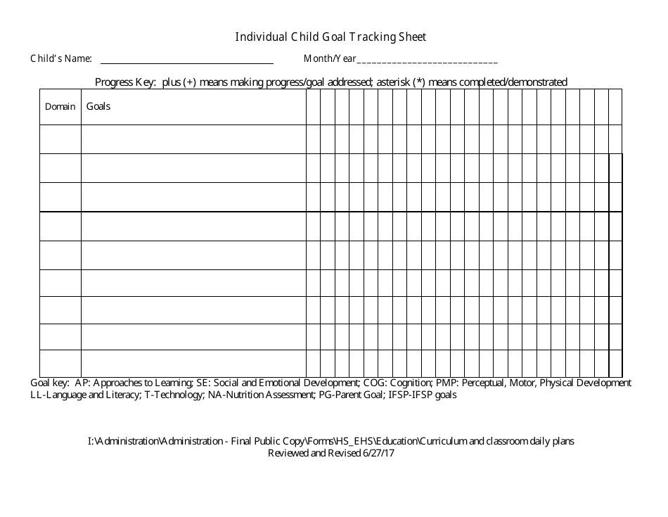 Free Printable Tracking Sheets