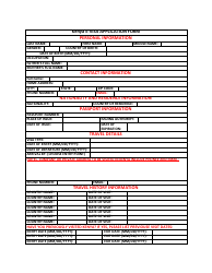 Kenya Visa Application Form Templates PDF. download Fill and print for ...