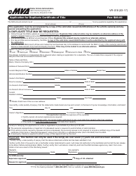 Form VR-018 Download Fillable PDF or Fill Online Application for ...