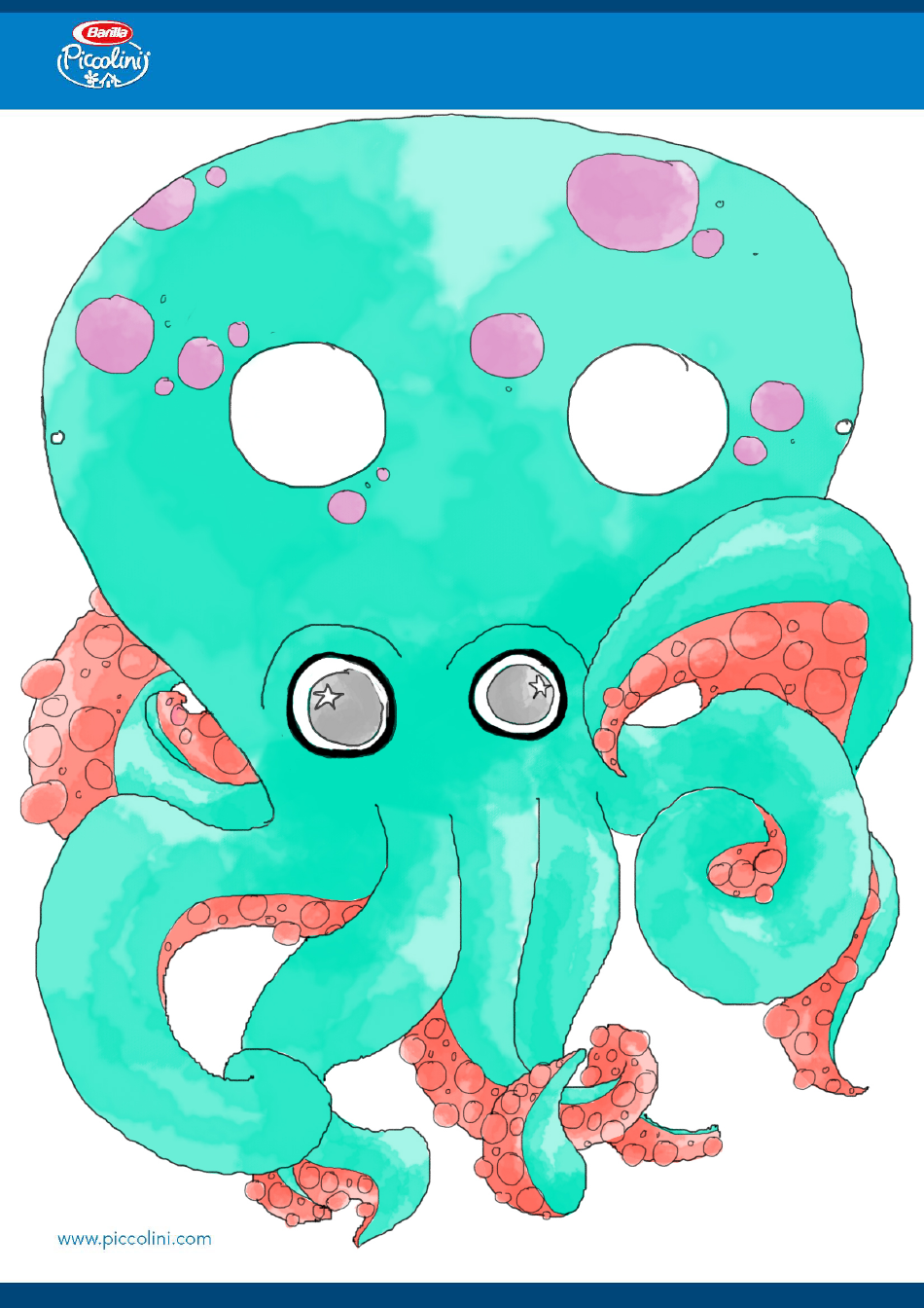 Octopus Mask Template Download Printable PDF | Templateroller