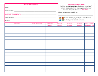 Mary Kay Income and Expense Worksheet Download Printable PDF ...