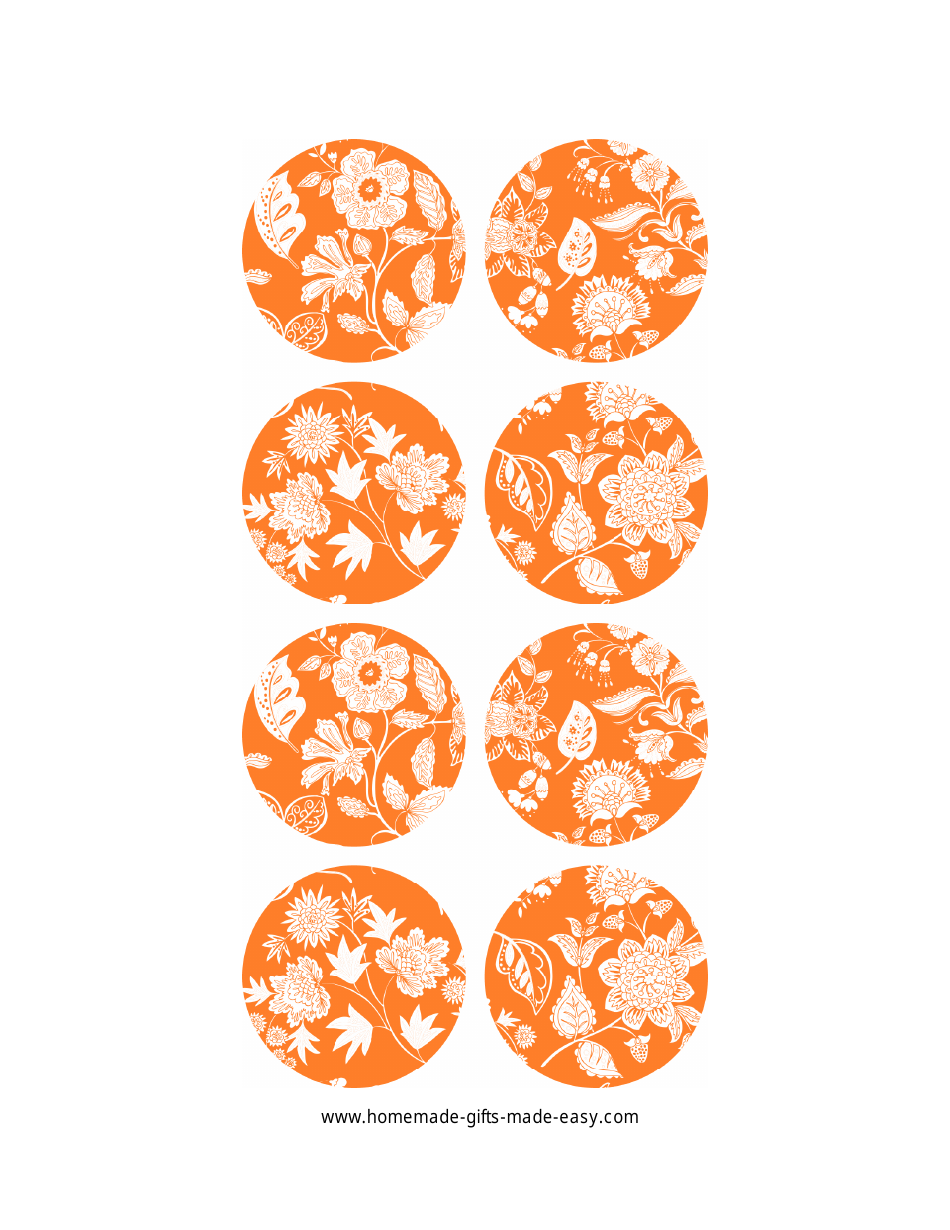 Orange Gift Tag Templates Download Printable PDF | Templateroller