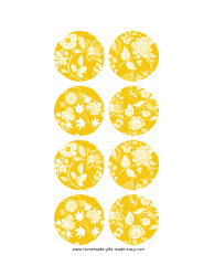 Yellow Gift Tag Templates Download Printable PDF | Templateroller