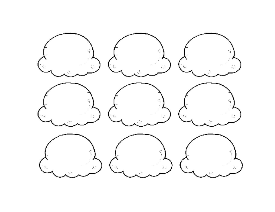 Ice Cream Scoop Template Printable Printable Templates