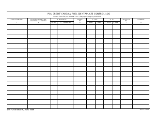 DA Form 5212 Download Fillable PDF, Gunner's Reference Card ...