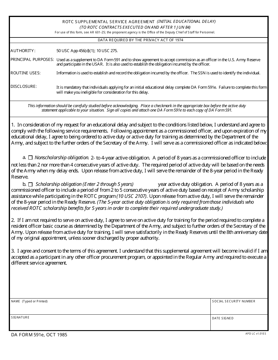 Rotc 104r Fillable Form - Printable Forms Free Online