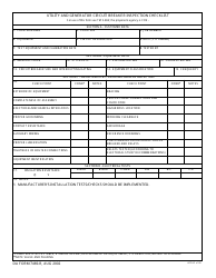 DA Form 7469-R Download Fillable PDF or Fill Online Utility and ...