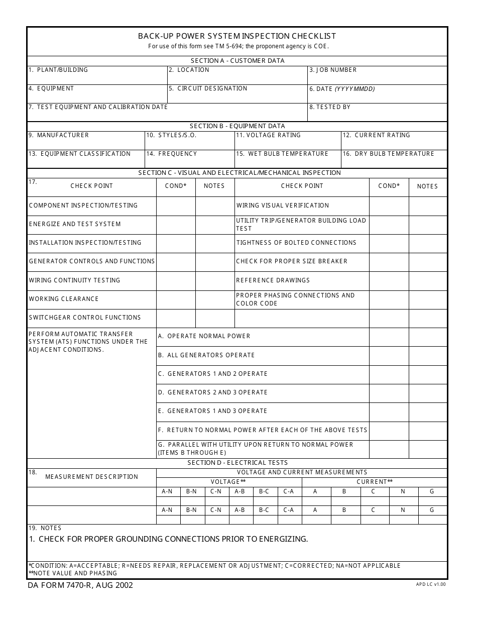DA Form 7470-R - Fill Out, Sign Online and Download Fillable PDF ...