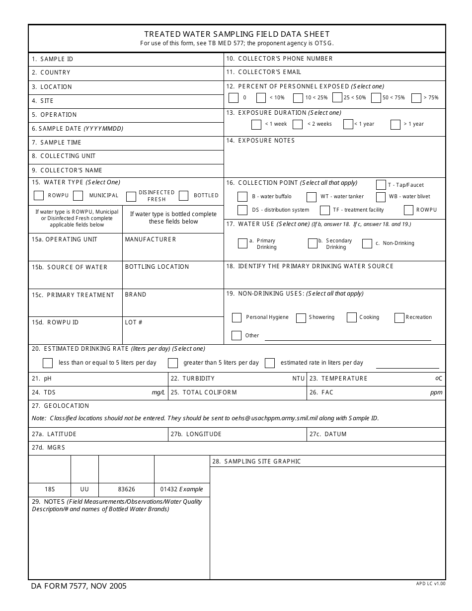 DA Form 7577 - Fill Out, Sign Online and Download Fillable PDF ...