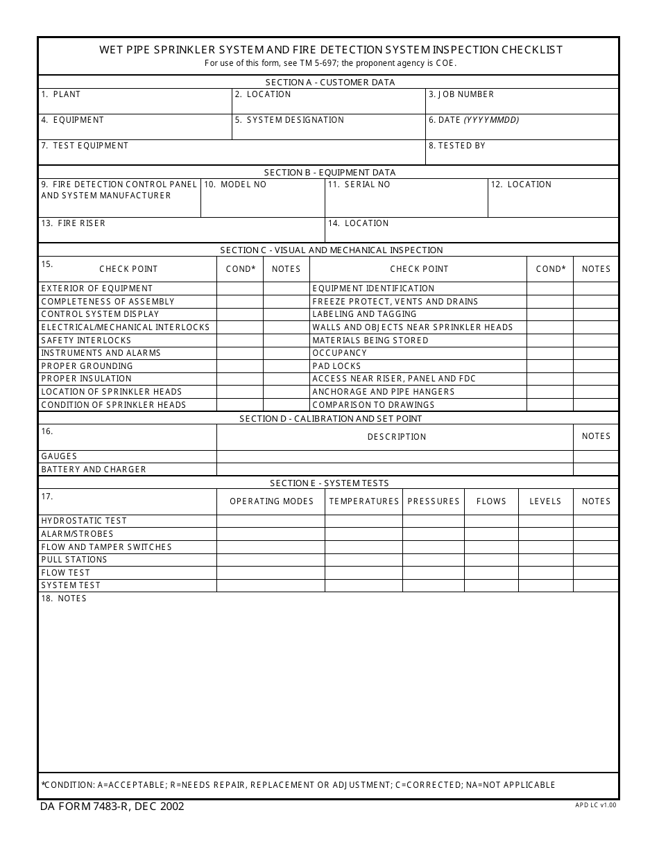 DA Form 7483-r - Fill Out, Sign Online and Download Fillable PDF ...