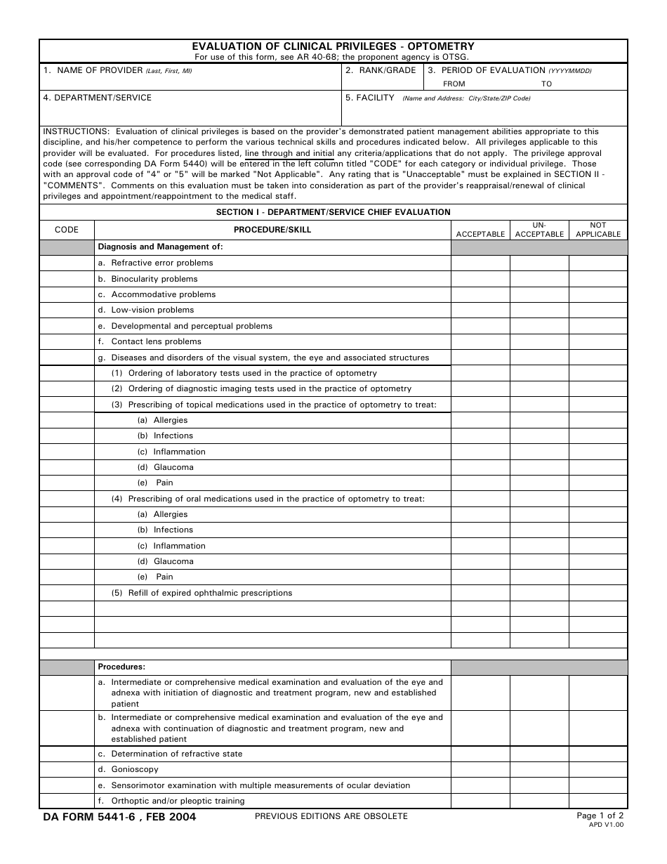 Da Form 6 Printable - Printable Forms Free Online