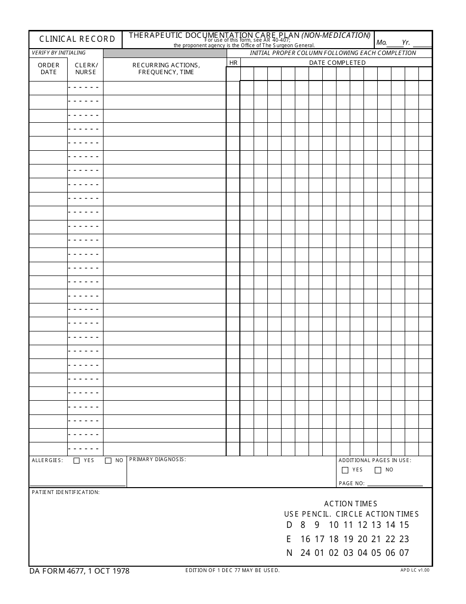DA Form 4677 - Fill Out, Sign Online and Download Fillable PDF ...