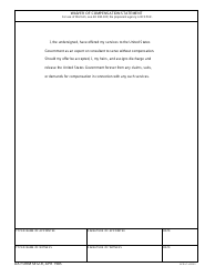 DA Form 5412 Download Fillable PDF or Fill Online Waiver of ...