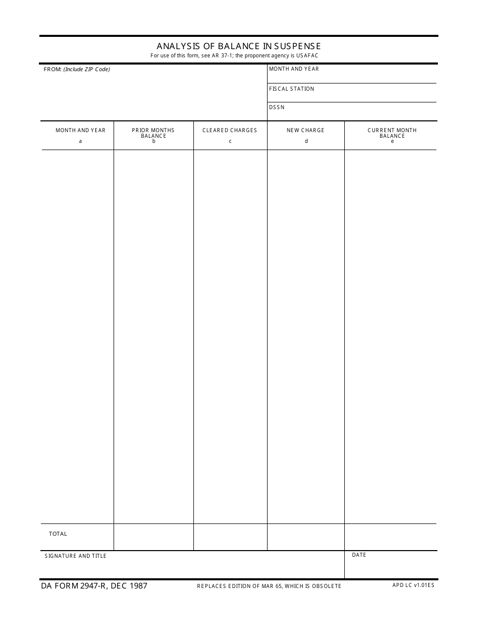 DA Form 2947-r - Fill Out, Sign Online and Download Fillable PDF ...