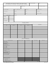 DA Form 2978 Download Fillable PDF or Fill Online Container and Dunnage ...