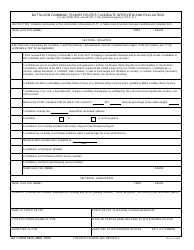 DA Form 5426 Download Fillable PDF or Fill Online Battalion Command ...