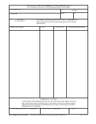 DA Form 7436 Download Fillable PDF or Fill Online Certificate of ...