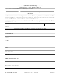 DA Form 5190 Download Fillable PDF or Fill Online Clinician's ...