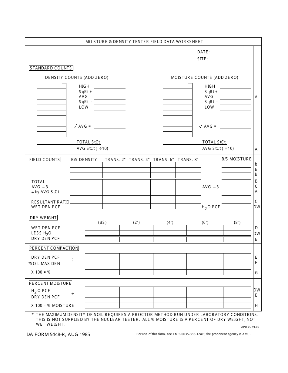 DA Form 5448-R - Fill Out, Sign Online and Download Fillable PDF ...