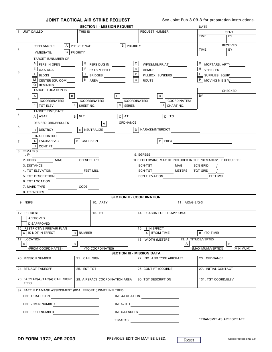 DD Form 1972 - Fill Out, Sign Online and Download Fillable PDF ...