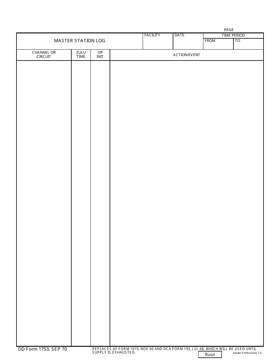 DD Form 1753 - Fill Out, Sign Online and Download Fillable PDF ...