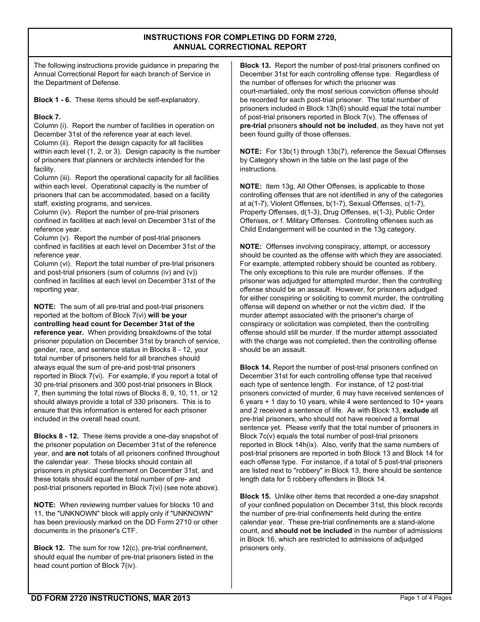 DD Form 2720 - Fill Out, Sign Online and Download Fillable PDF ... DD Form 2720 - Fill Out, Sign Online and Download Fillable PDF ...