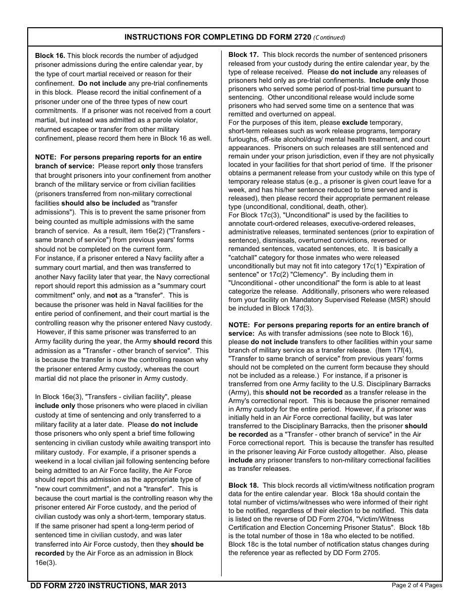 DD Form 2720 - Fill Out, Sign Online and Download Fillable PDF ... DD Form 2720 - Fill Out, Sign Online and Download Fillable PDF ...